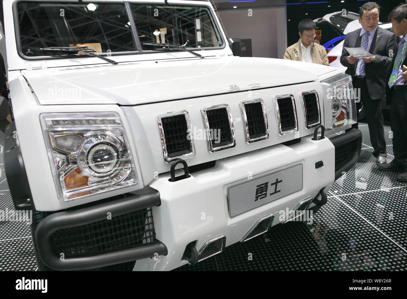 --FILE--A Warrior SUV of BAIC Motor is displayed during the 13th ...