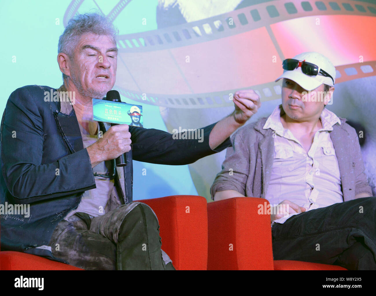 Australian cinematographer Christopher Doyle, left, and Chinese ...