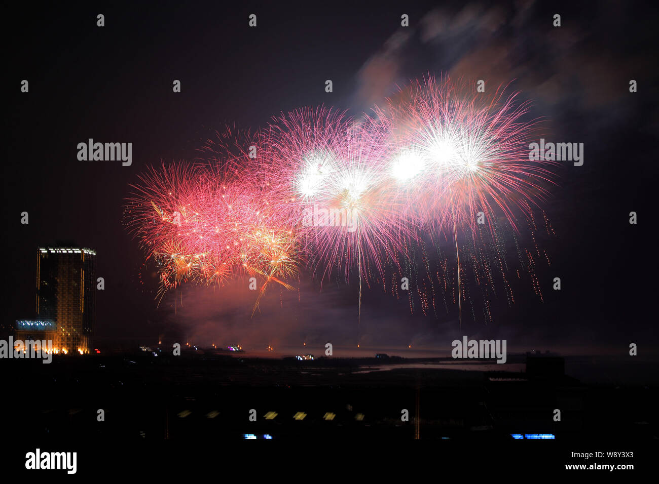 Mid autumn festival fireworks hi-res stock photography and images - Alamy