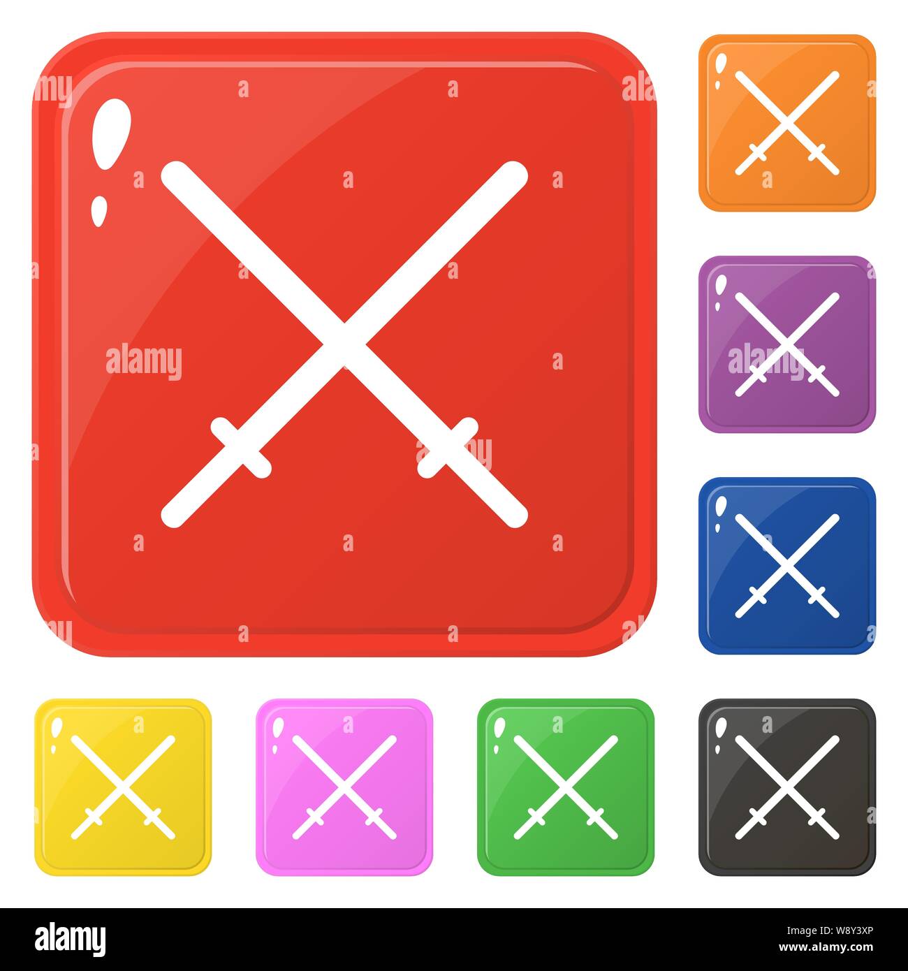 Push button knife Cut Out Stock Images & Pictures - Alamy