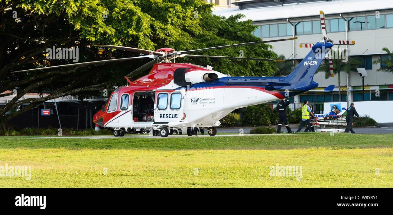 Queensland rescue helicopter hi-res stock photography and images - Alamy