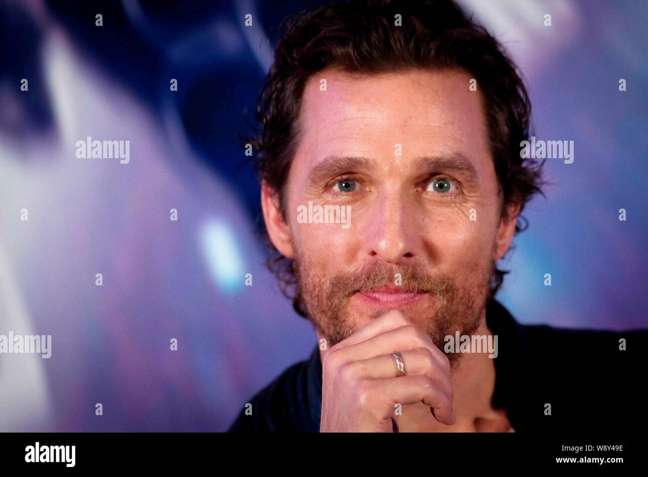 American actor Matthew McConaughey attends a press conference for the ...
