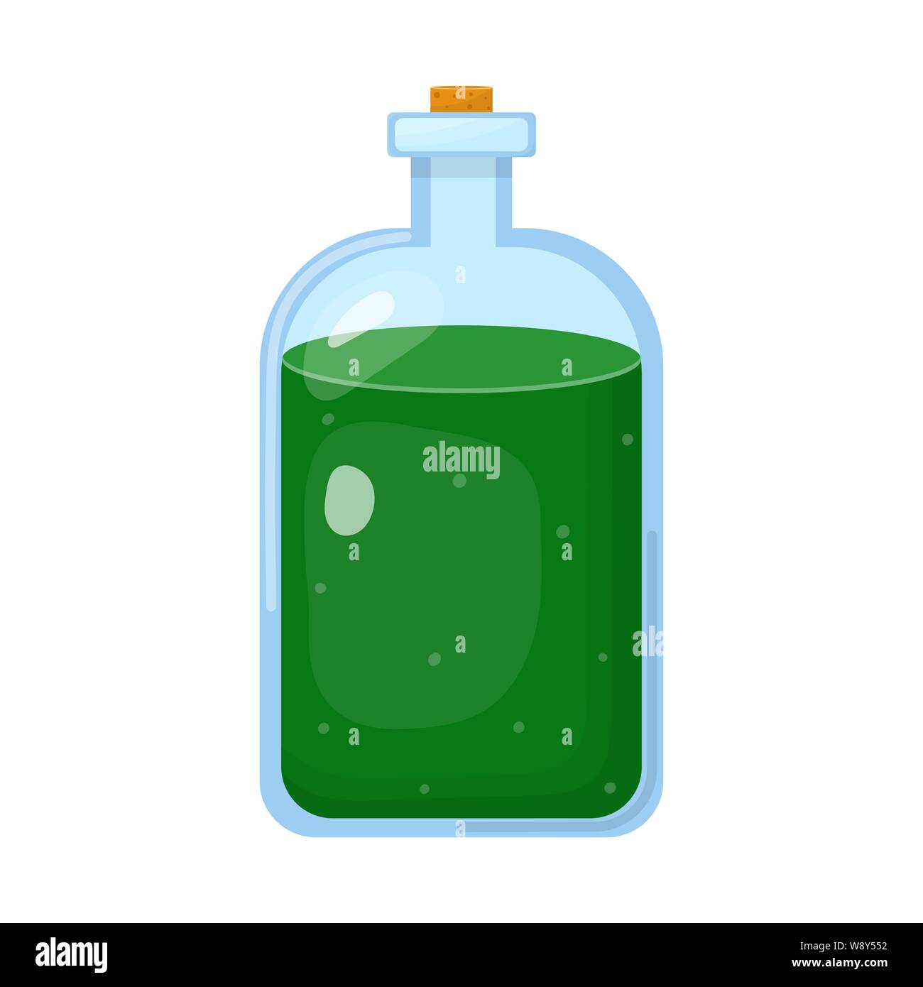 Green potion vector vectors hi-res stock photography and images - Alamy