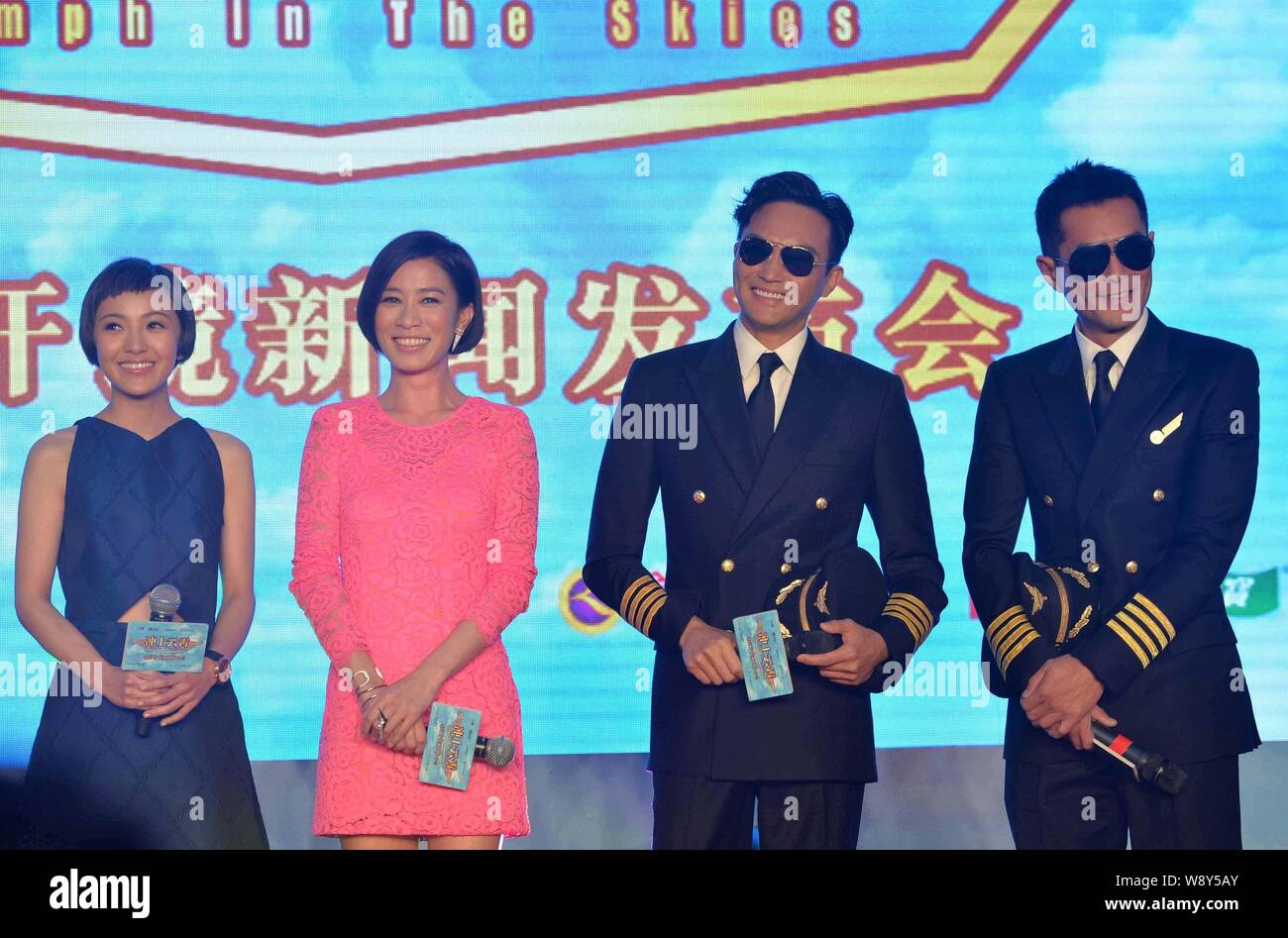 (From left) Taiwanese actress Amber Kuo, Hong Kong actress Charmaine ...
