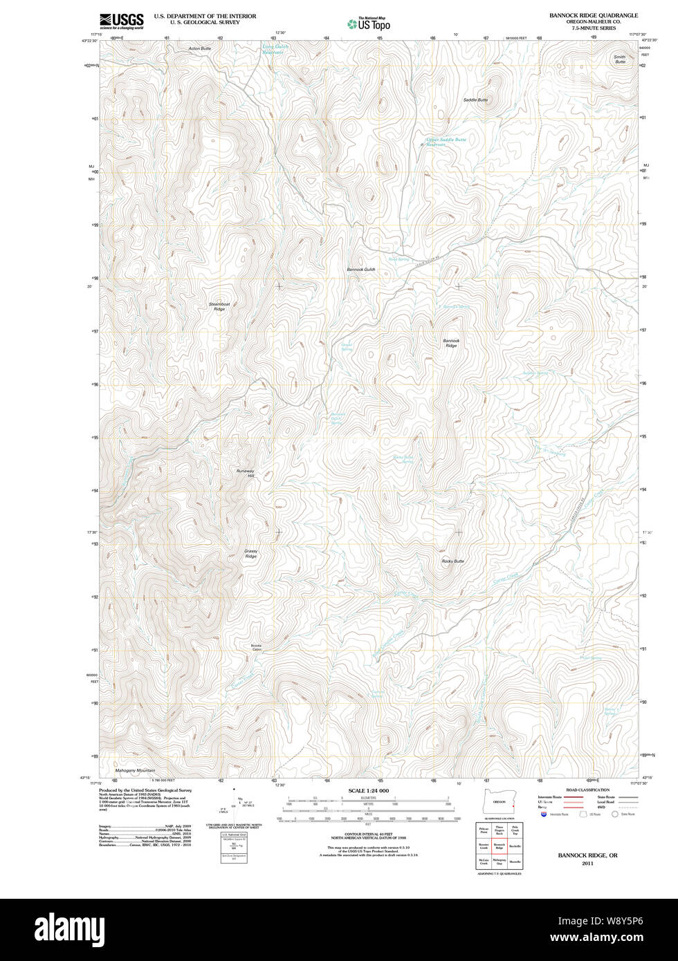 Map of bannock hi-res stock photography and images - Alamy