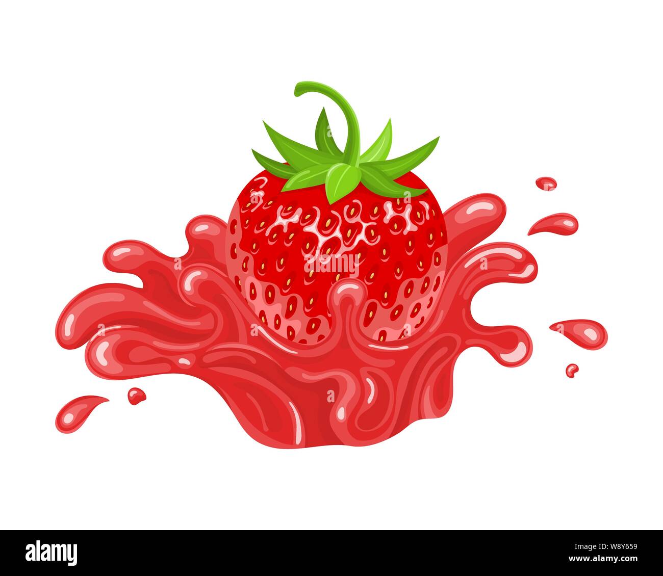 Strawberry Fruit Vector
