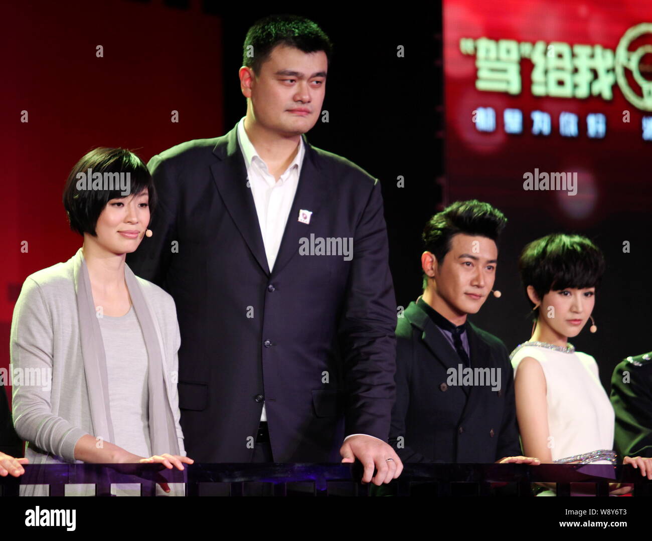 (From right) Chinese actress Bao Lei and her actor husband Lu Yi ...