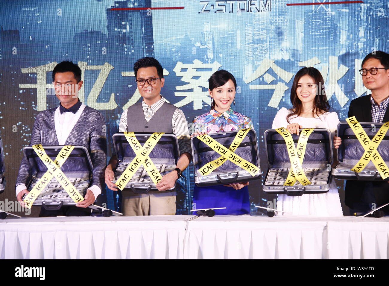 (From left) Hong Kong actor Louis Koo, Gordon Lam Ka-tung, Hong Kong ...