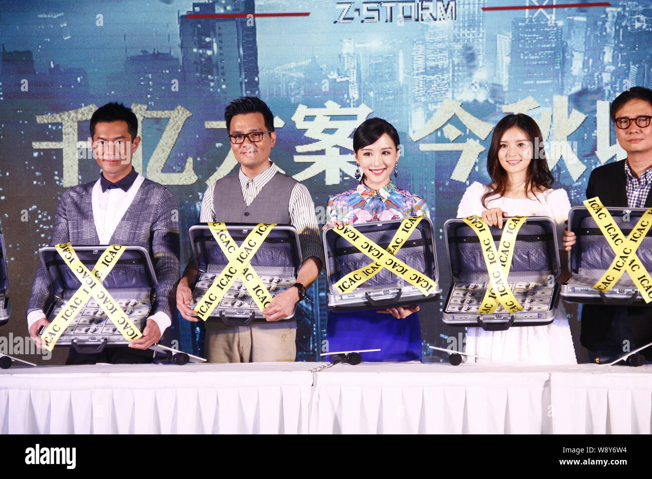 (From left) Hong Kong actor Louis Koo, Gordon Lam Ka-tung, Hong Kong ...