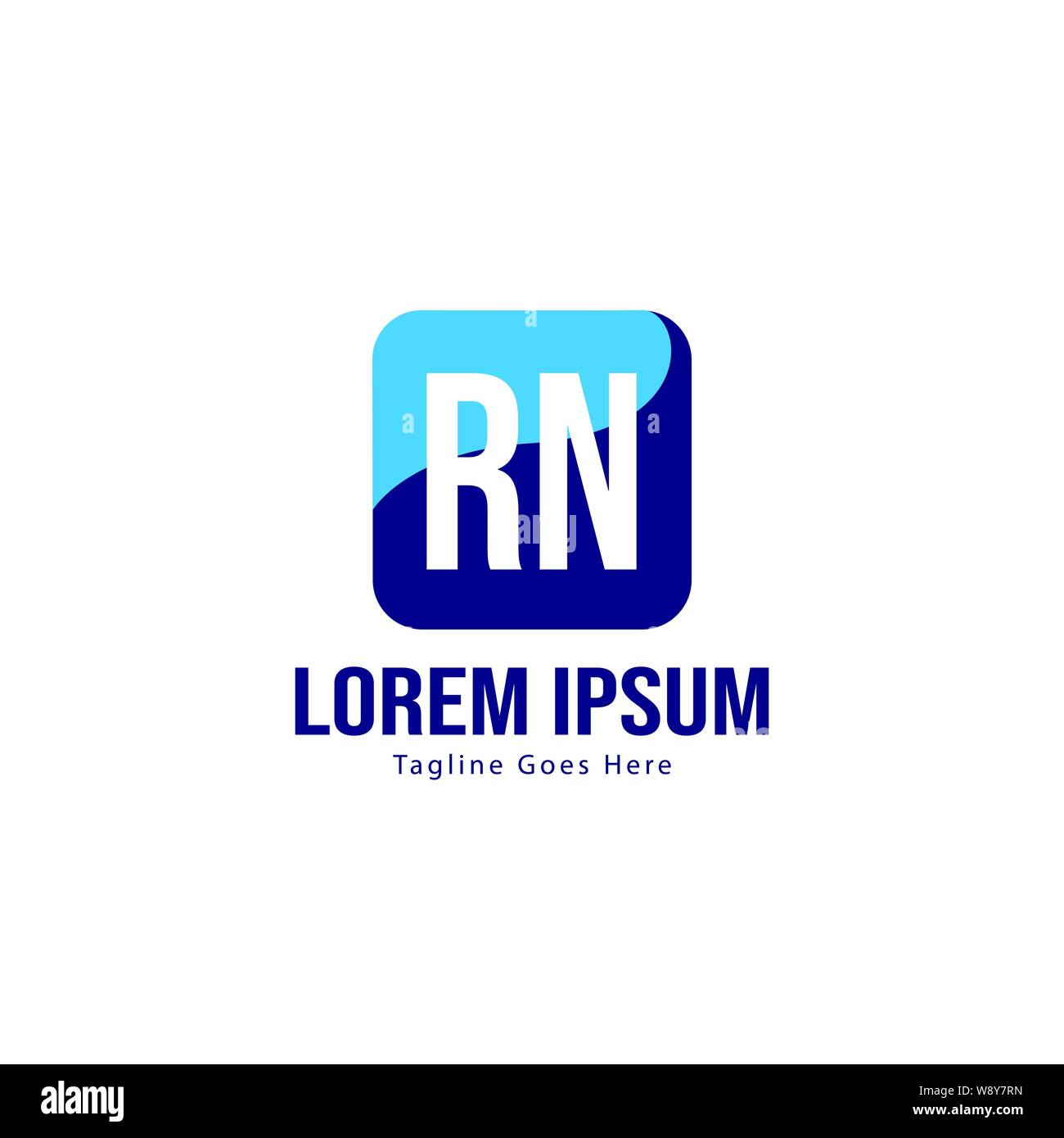 Letter rn logo Stock Vector Images - Alamy