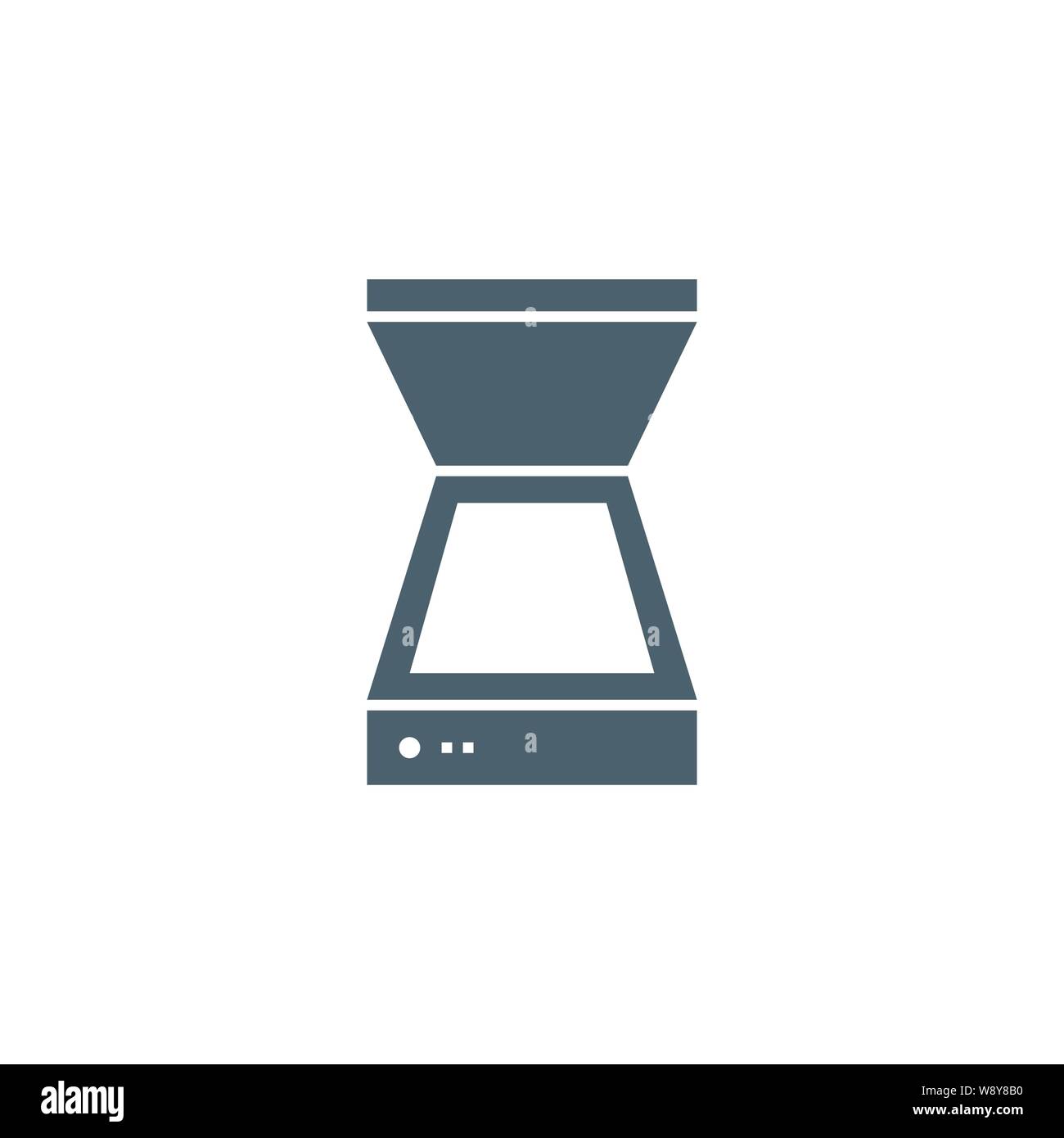 Document scanner logo Cut Out Stock Images & Pictures - Alamy