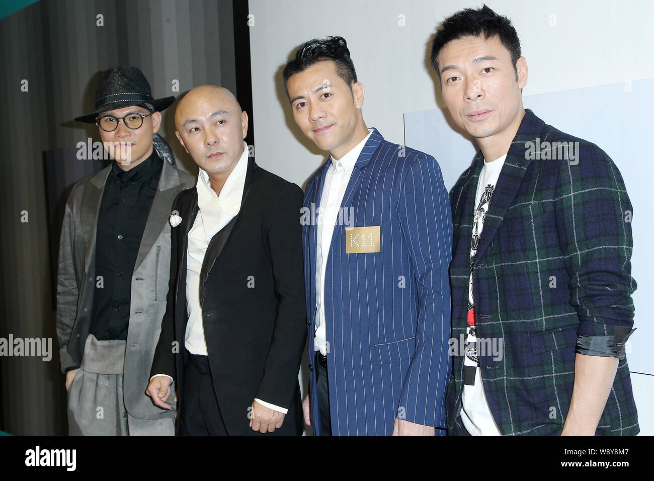 (From left) Hong Kong singers and actors William So, Dicky Cheung ...