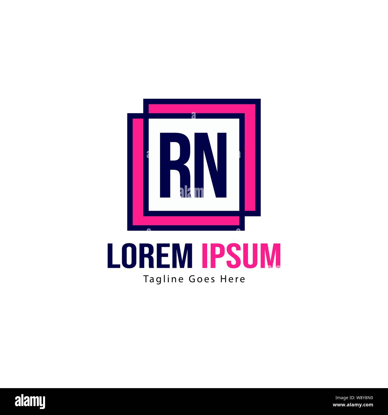Rn alphabet Stock Vector Images - Alamy