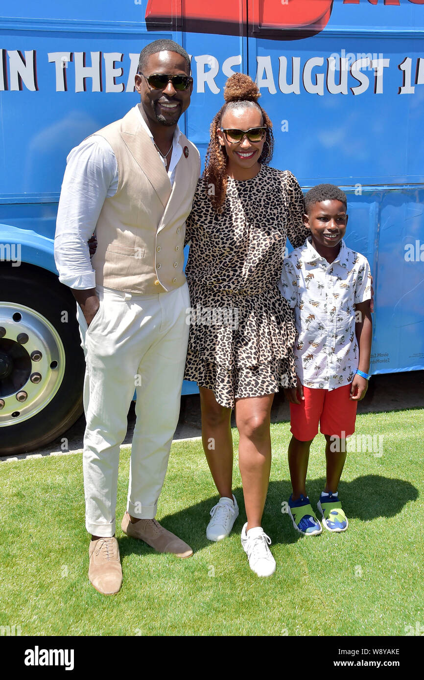 Los Angeles, USA. 10th Aug, 2019. Sterling K. Brown with wife Ryan ...