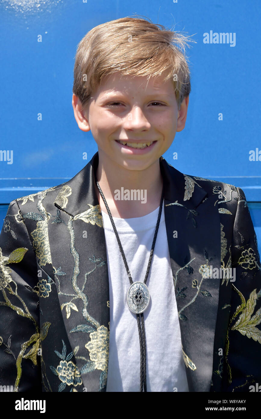 Los Angeles, USA. 10th Aug, 2019. Mason Ramsey at the premiere of the ...
