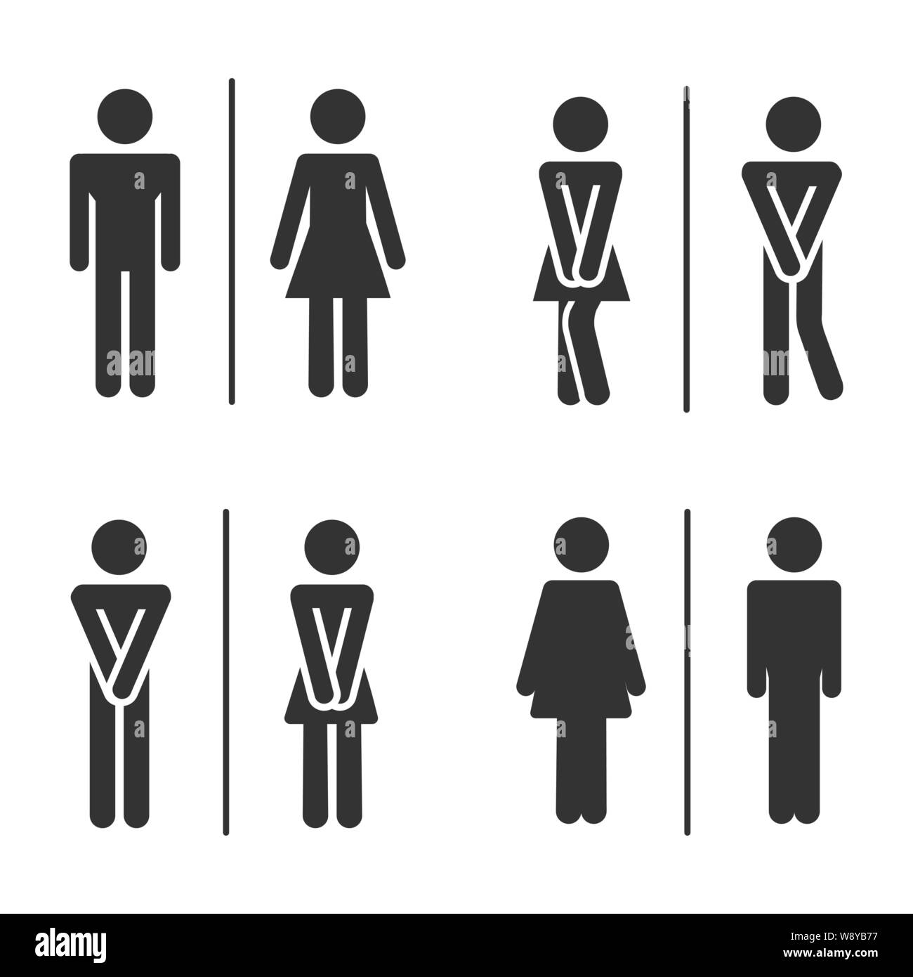 Male toilet label hi-res stock photography and images - Alamy