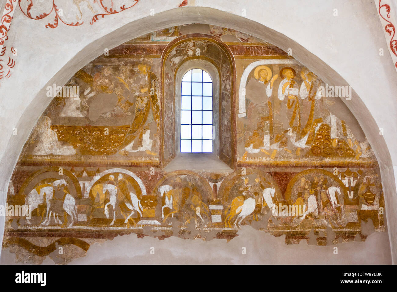 Medieval mural painting hi-res stock photography and images - Alamy