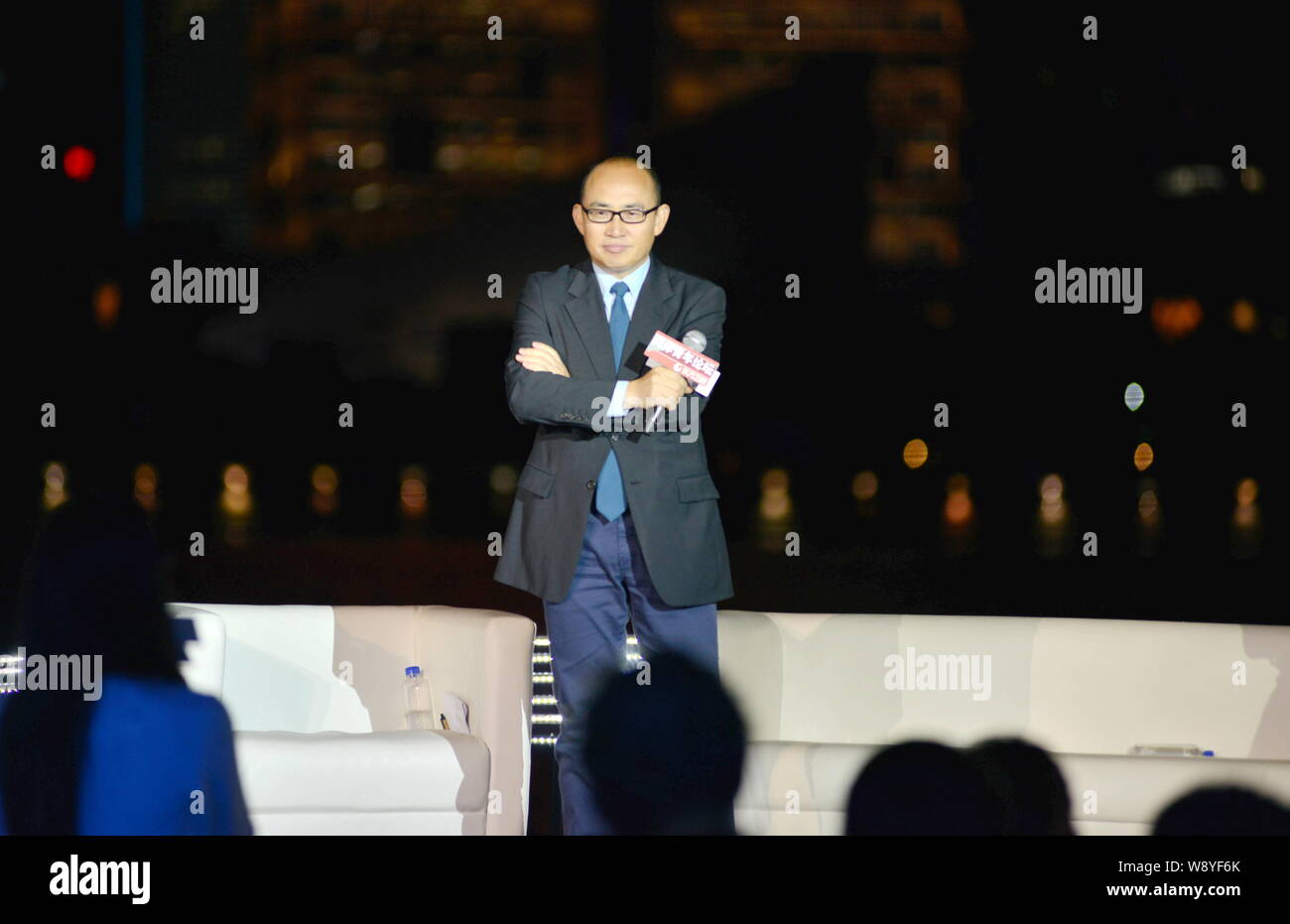 Pan Shiyi, co-founder, Chairman and co-CEO of SOHO China, poses at the ...