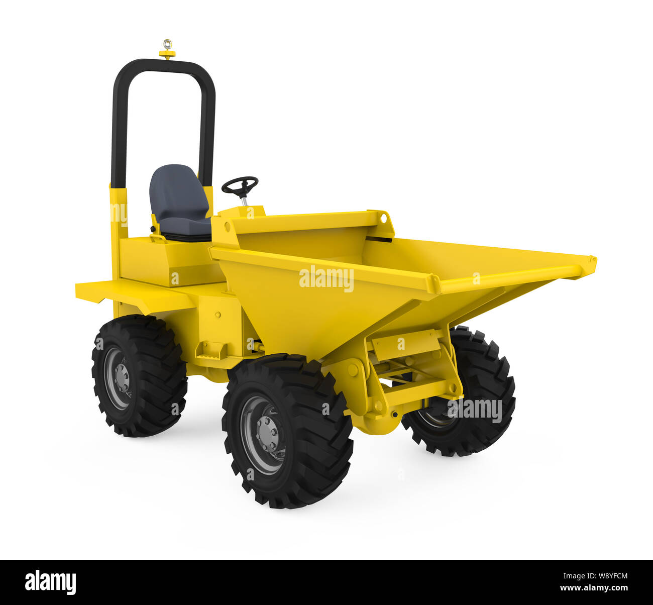 Mini Dumper Truck Isolated Stock Photo - Alamy