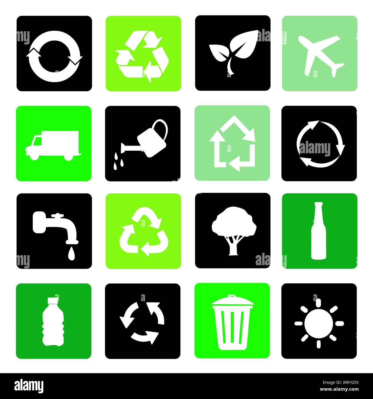 Vector recycle signs Stock Vector Image & Art - Alamy