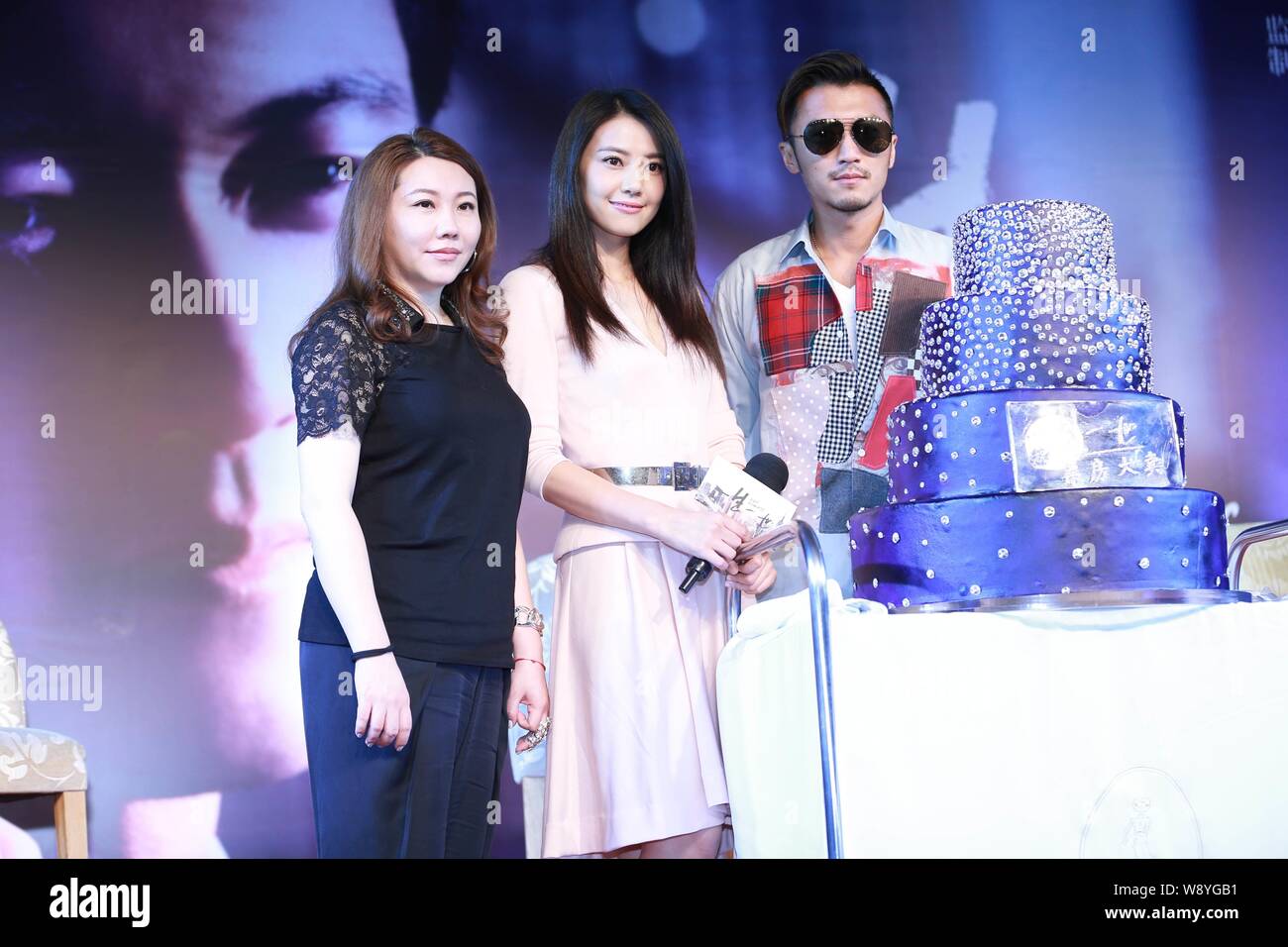(From left) Chinese director Zou Xian, actress Gao Yuanyuan and Hong ...