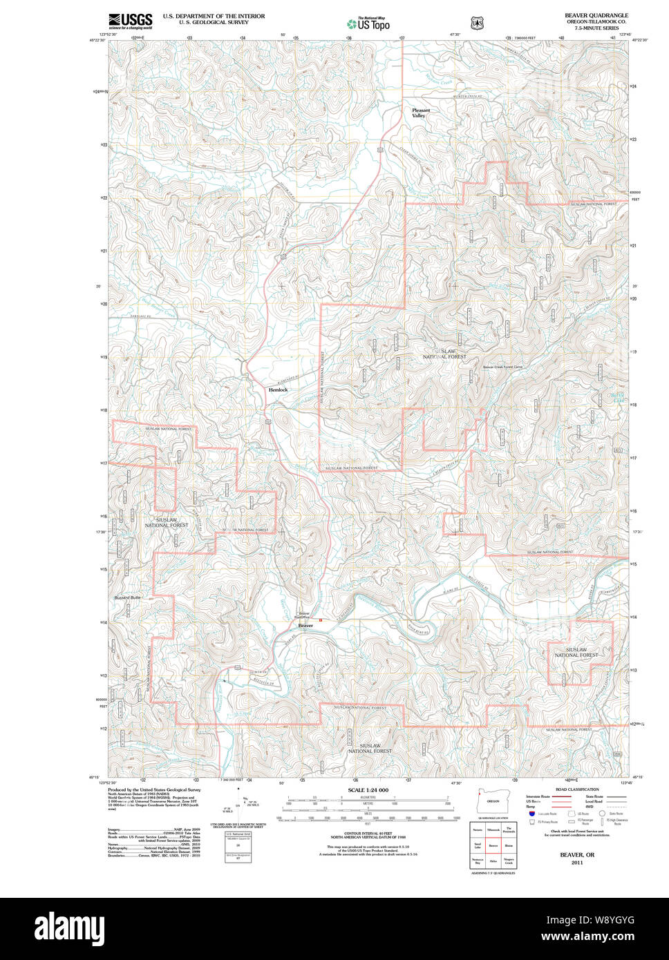 Map Of Beaver High Resolution Stock Photography and Images - Alamy