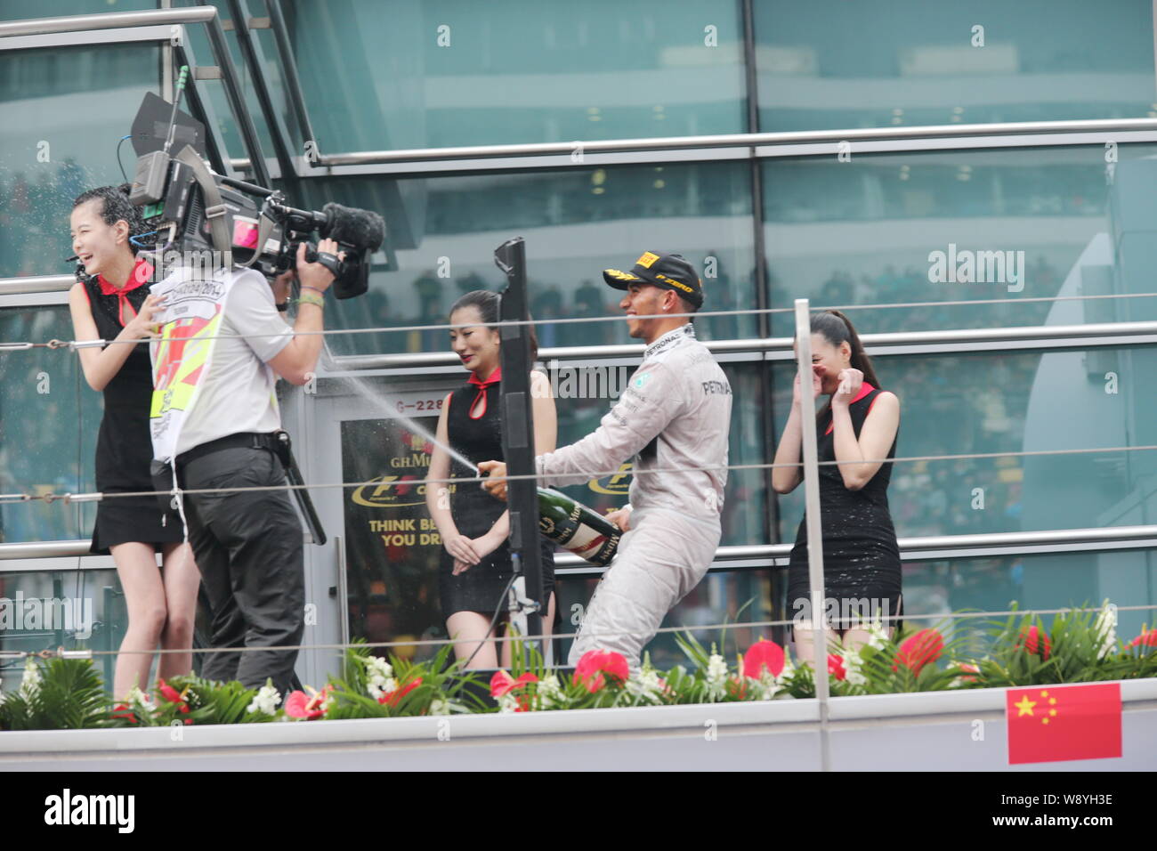 British F1 driver Lewis Hamilton of Mercedes AMG Petronas F1 Team ...