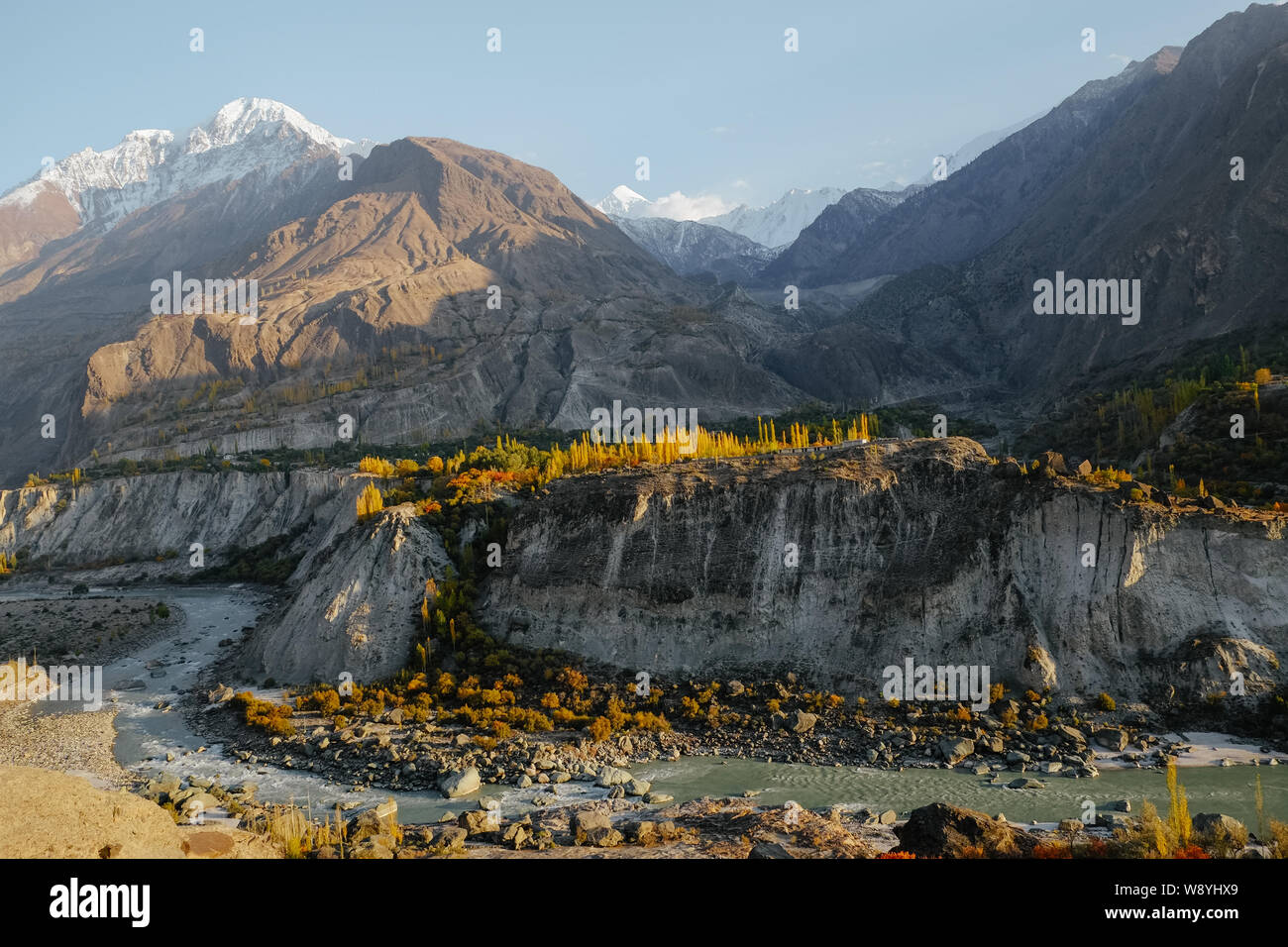 Hunza valley trees hi-res stock photography and images - Alamy