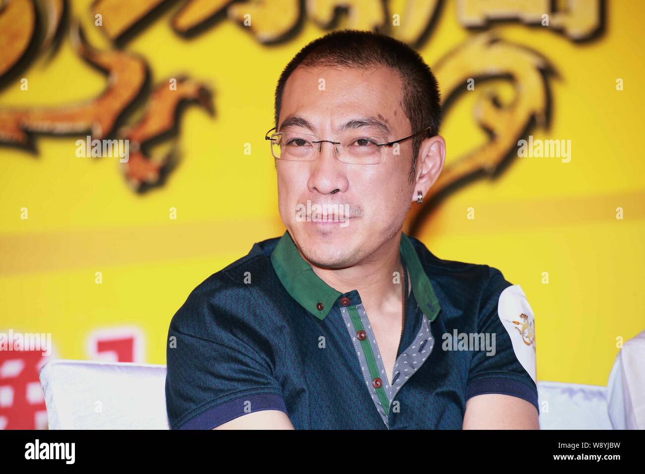 --FILE--Chinese scriptwriter Chen Wanning, better known by his stage ...