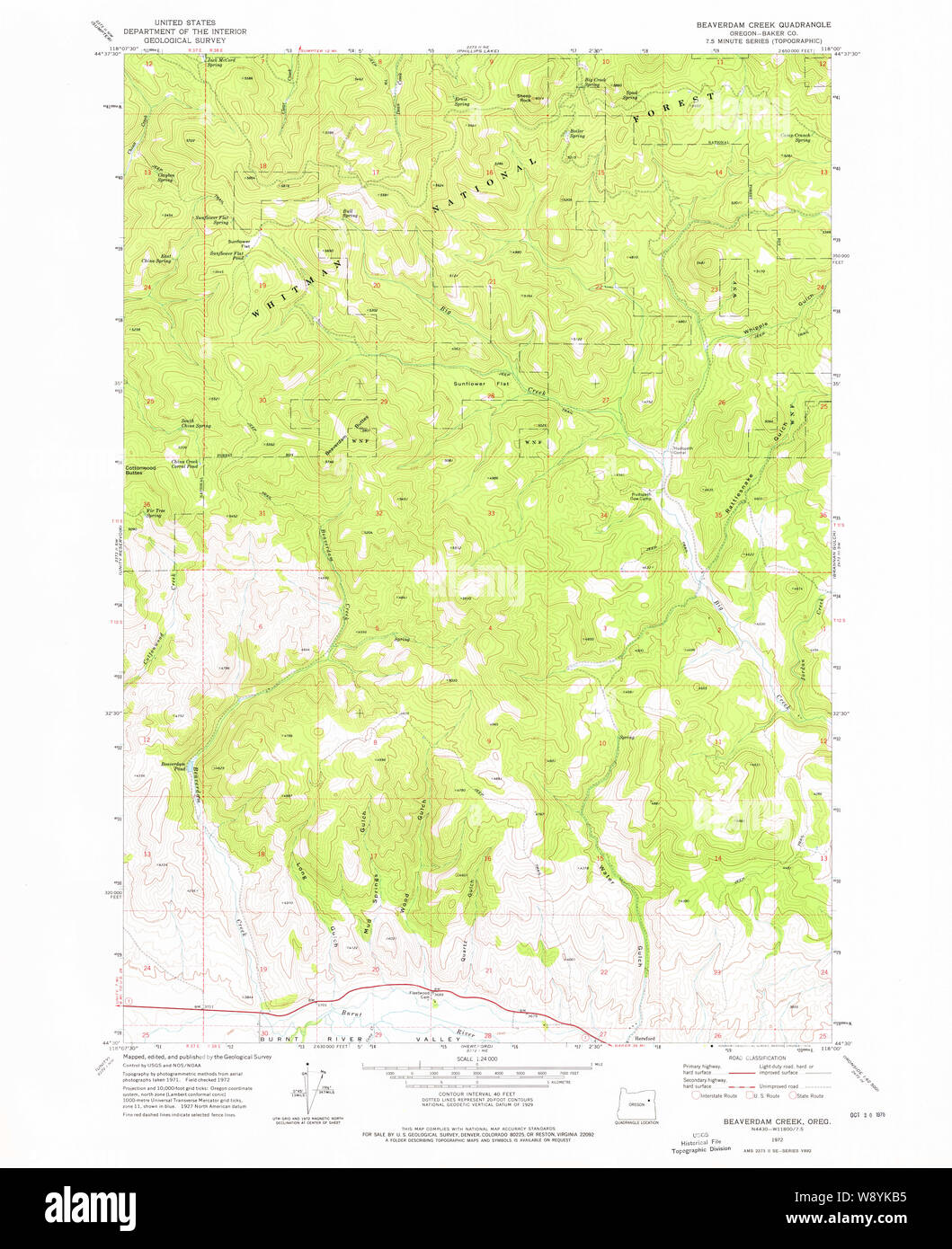 Map of beaverdam hi-res stock photography and images - Alamy