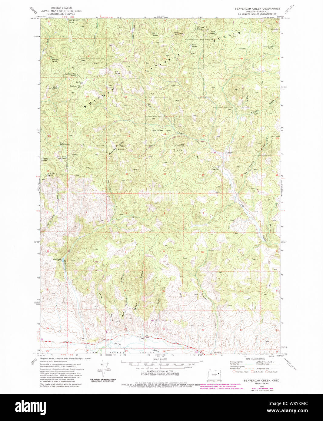 Map of beaverdam hi-res stock photography and images - Alamy