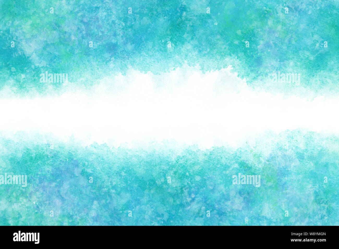 Pastel color rainy blue abstract or natural watercolor hand paint ...