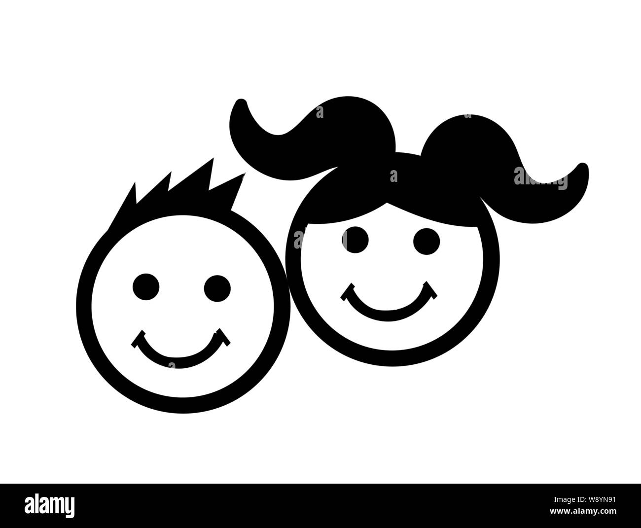 kids icon vector illustration Stock Vector Image & Art - Alamy