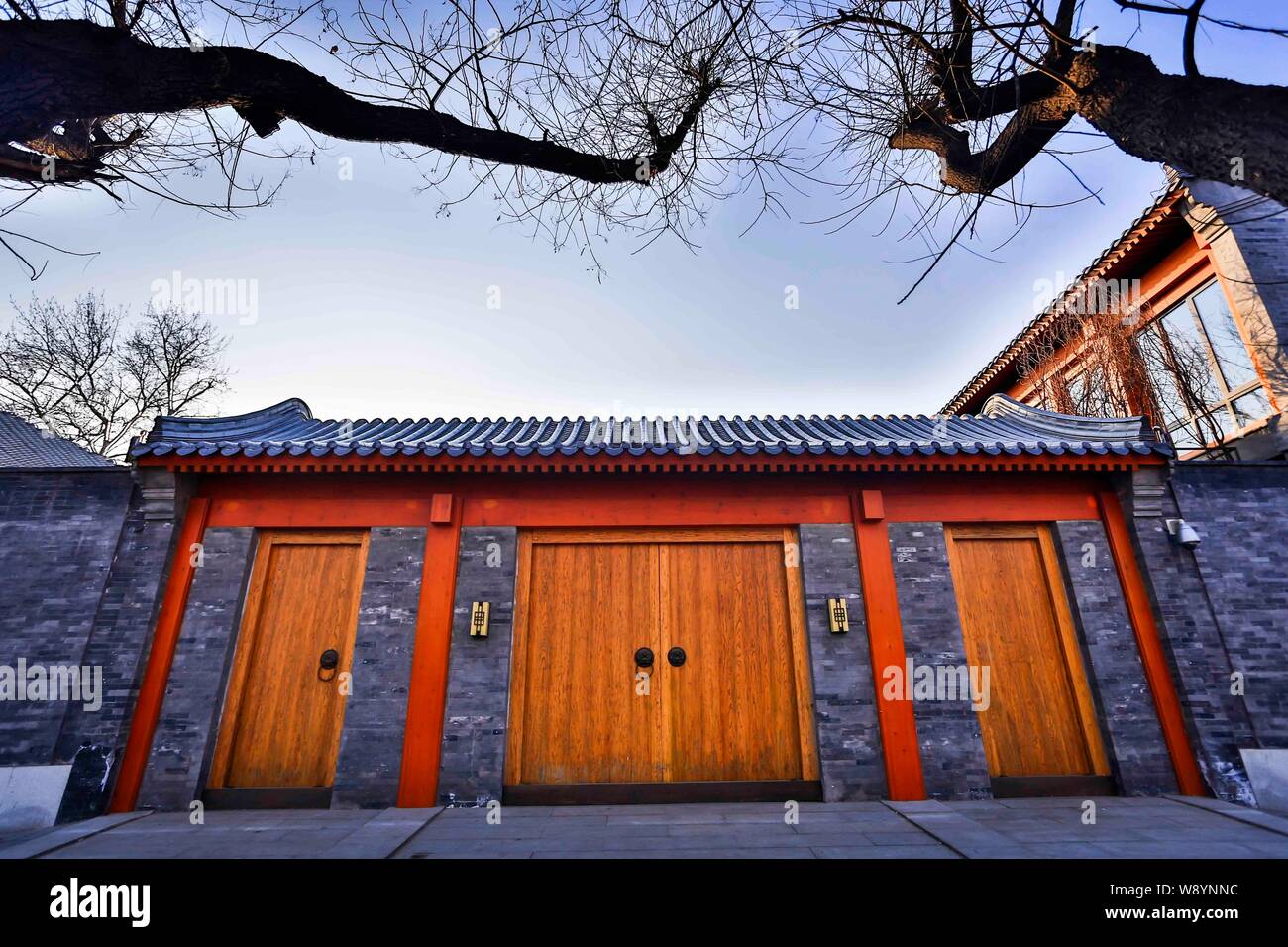 View of the mansion owned by Wendi Deng, the third ex-wife of ...