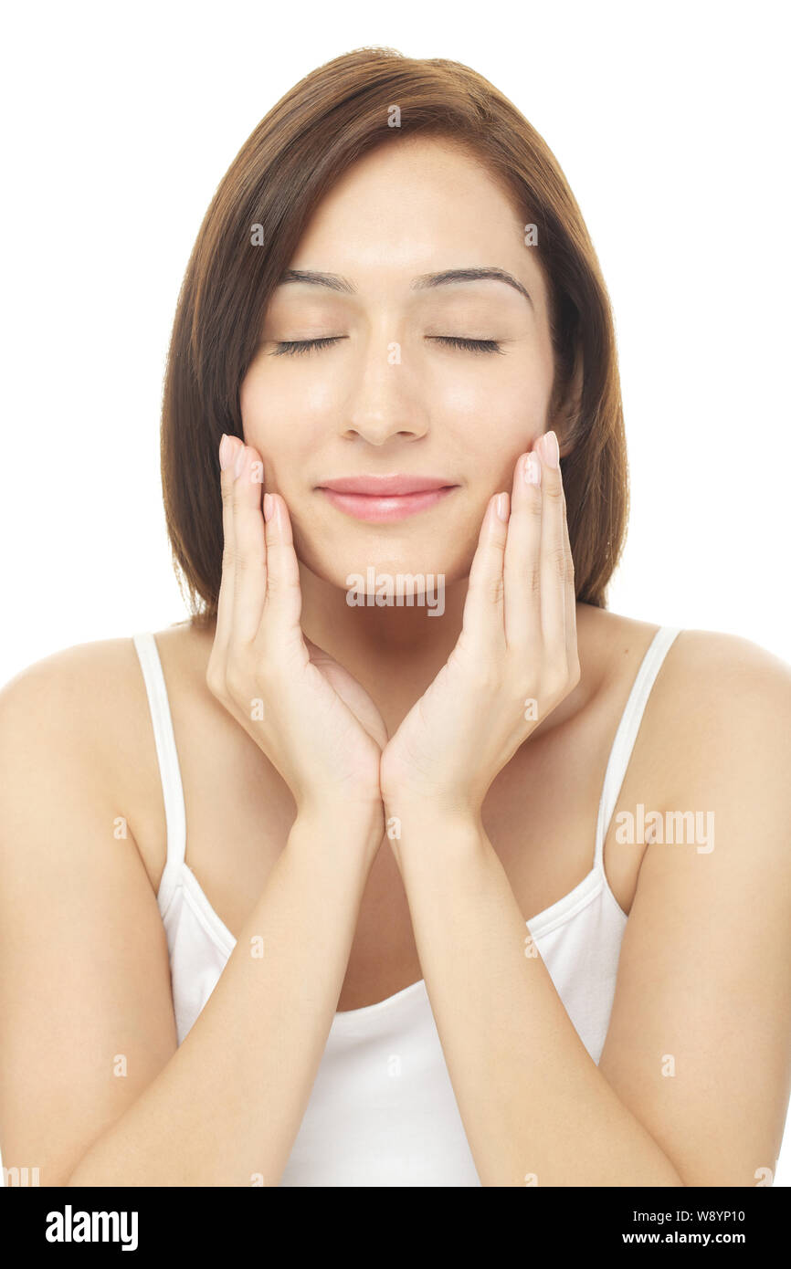 Stroking the cheek hi-res stock photography and images - Alamy