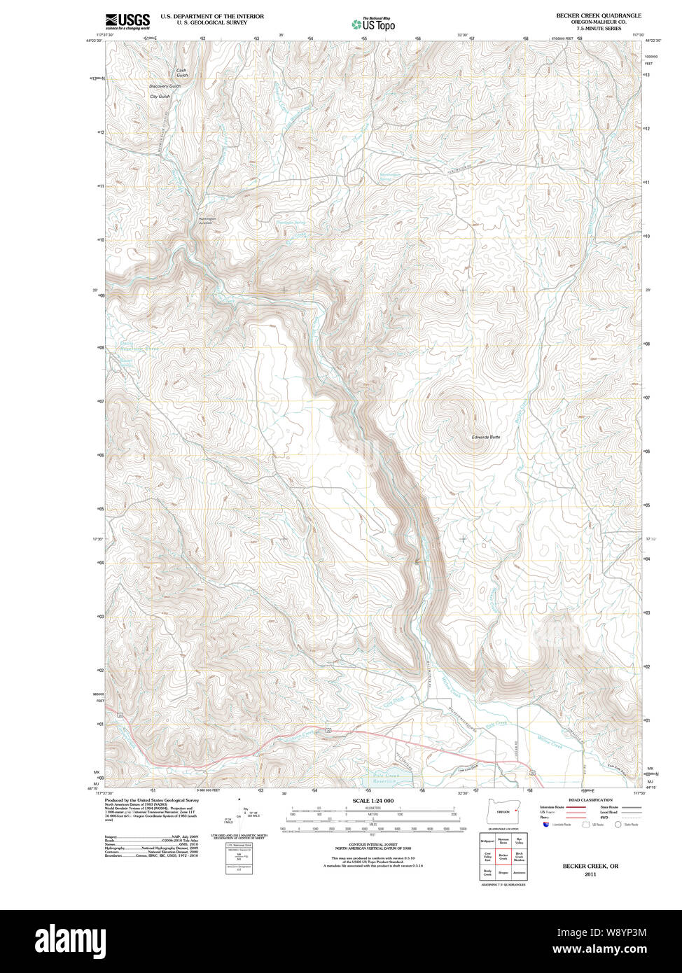 Map of becker hi-res stock photography and images - Alamy