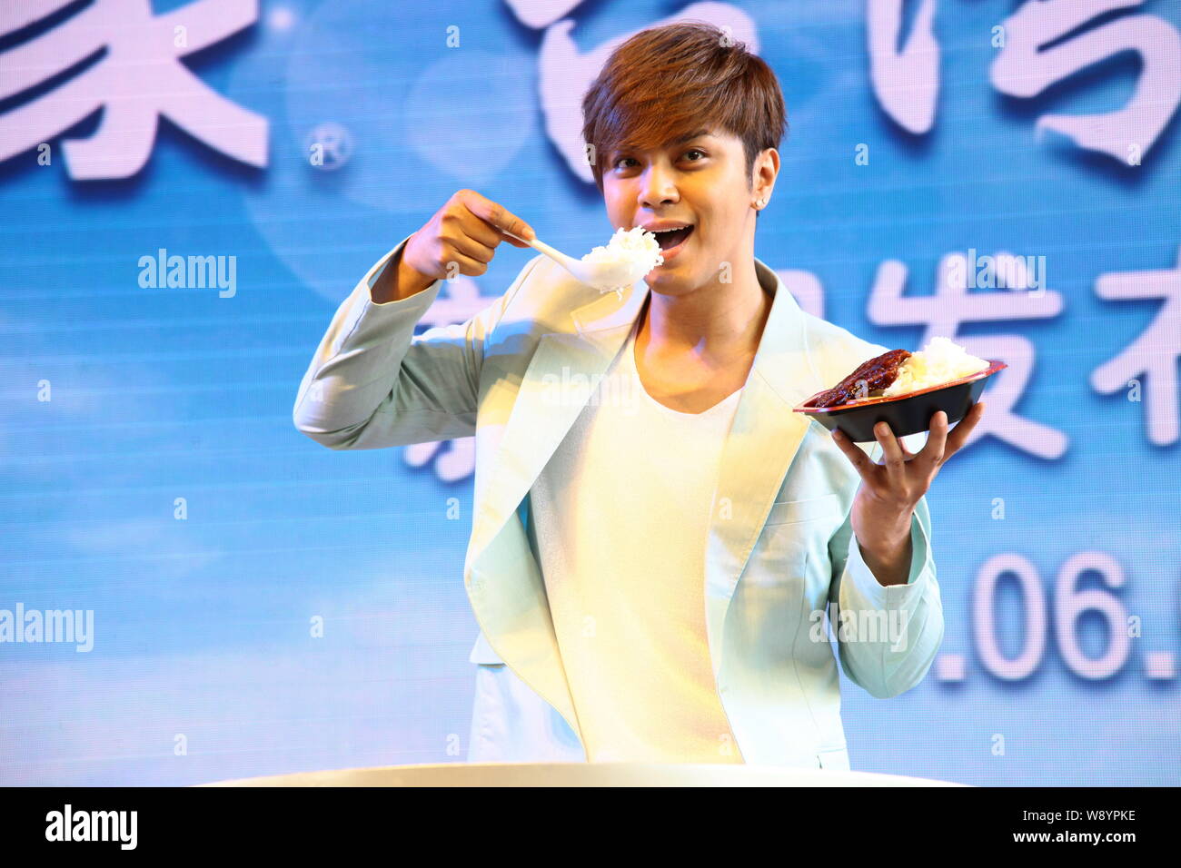 Taiwanese singer and actor Show Lo poses at a promotional event for ...