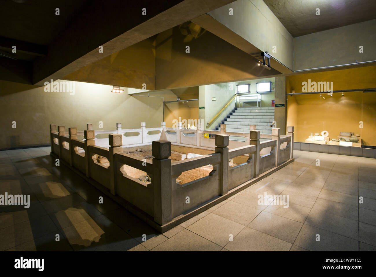 View of the Tomb of Fu Hao, ancient Chinese military general and high ...