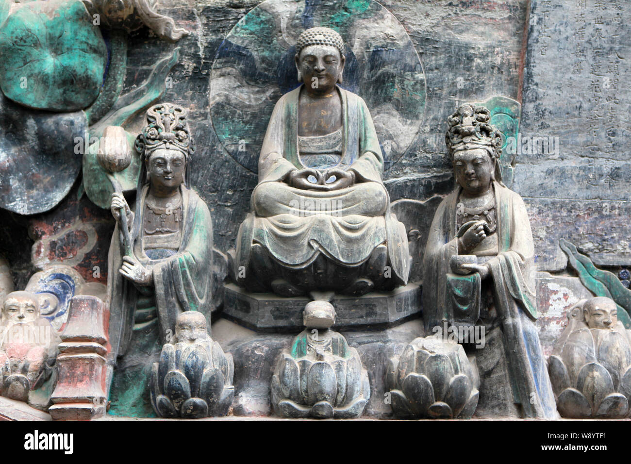 Dazu stone carvings hi-res stock photography and images - Alamy