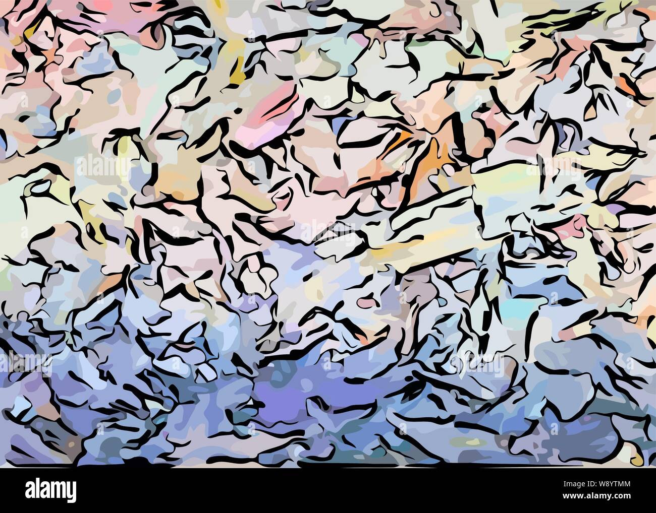 abstract grunge background from color chaotic blurred spots brush ...