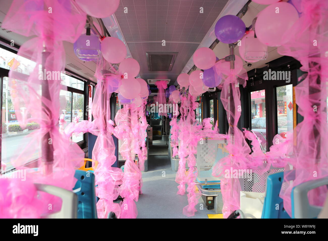 Bendy bus interior hi-res stock photography and images - Alamy