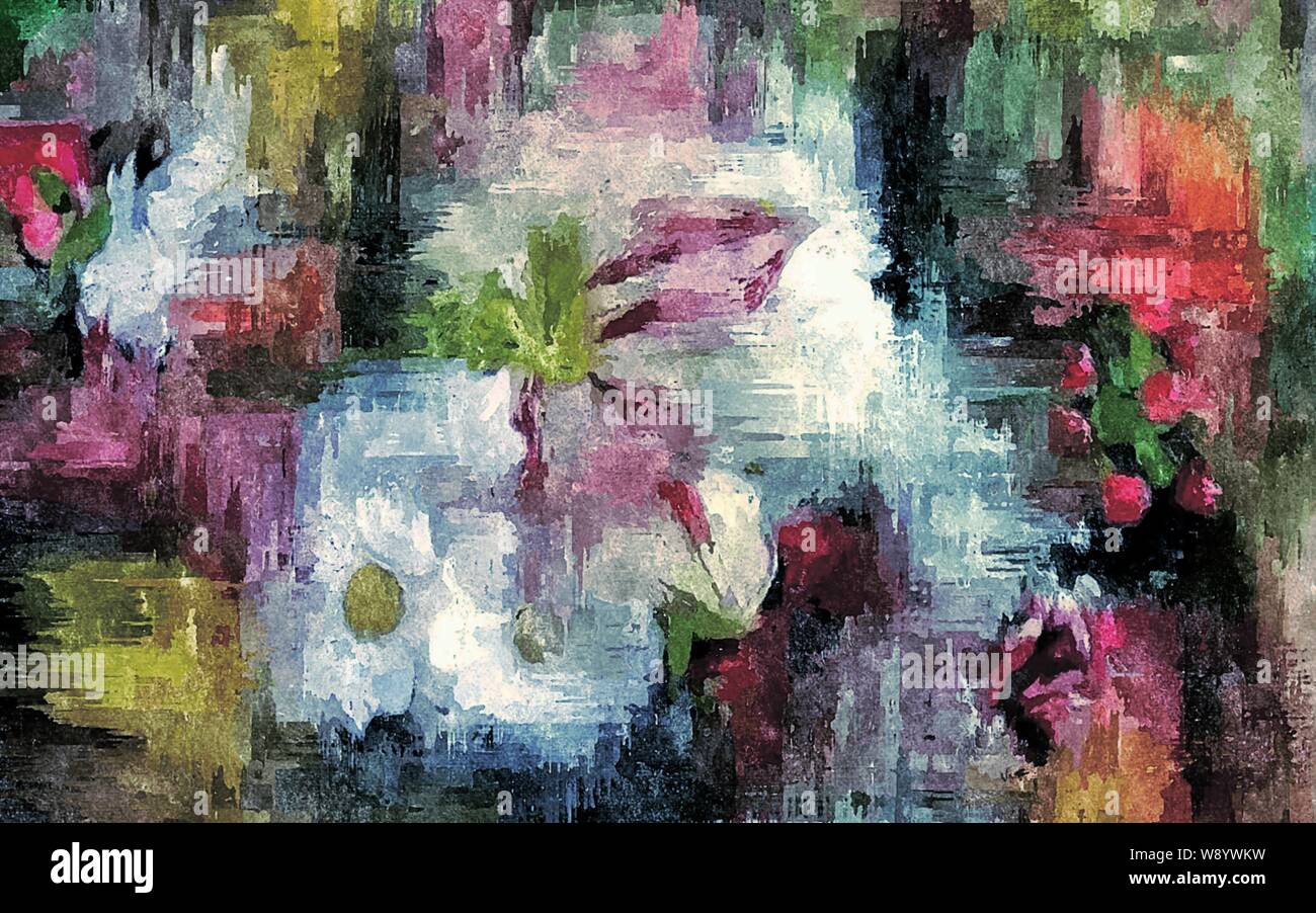 abstract psychedelic background, watercolor stylization. Texture for ...