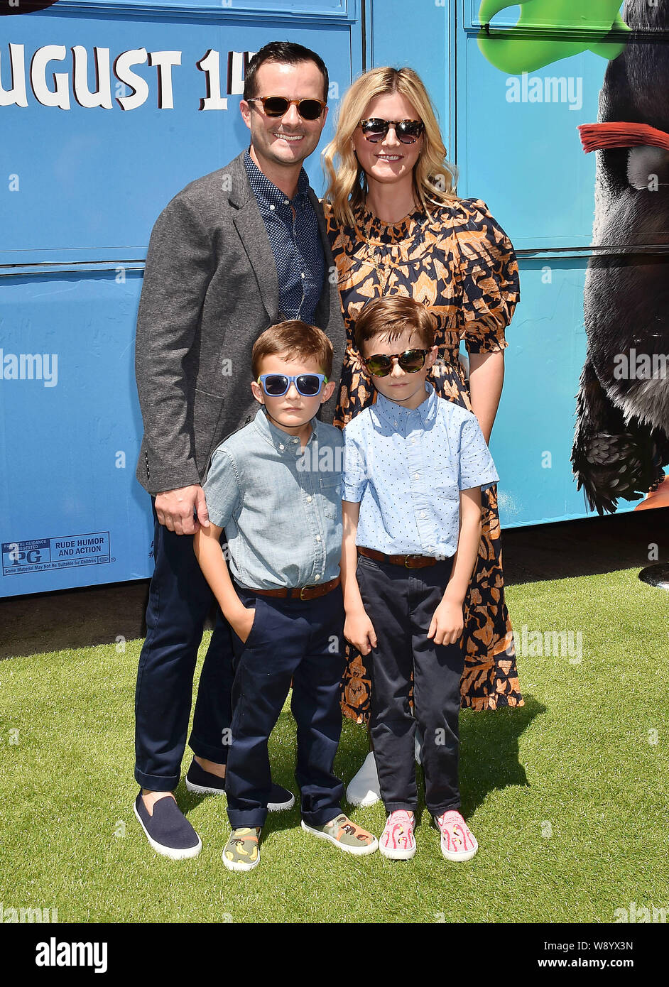 LOS ANGELES, CA - AUGUST 10: Pete Oswald attends the Premiere of Sony's "The Angry Birds Movie 2 ...