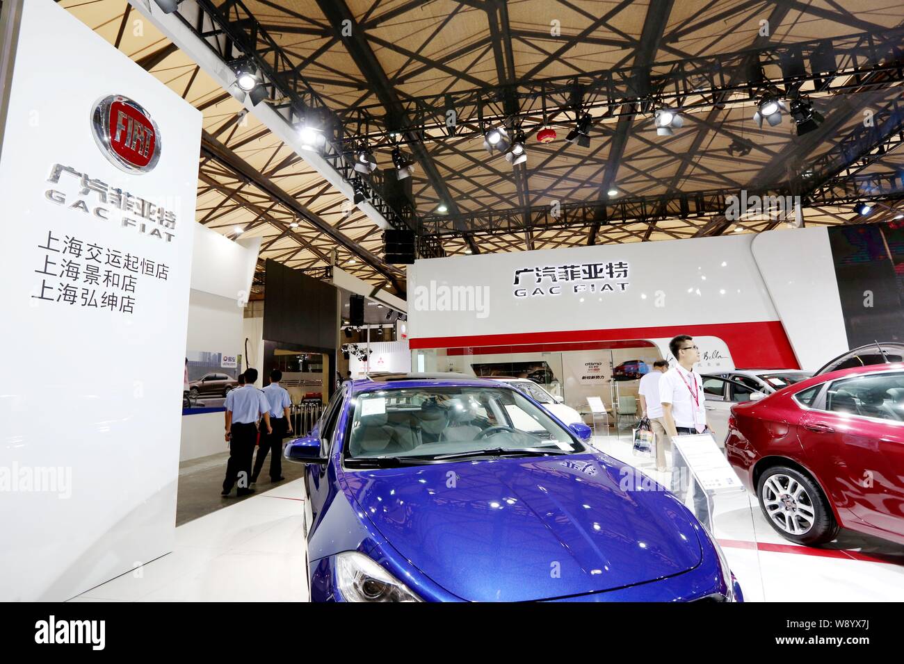 --FILE--Fiat cars are on display at the stand of GAC Fiat during the ...