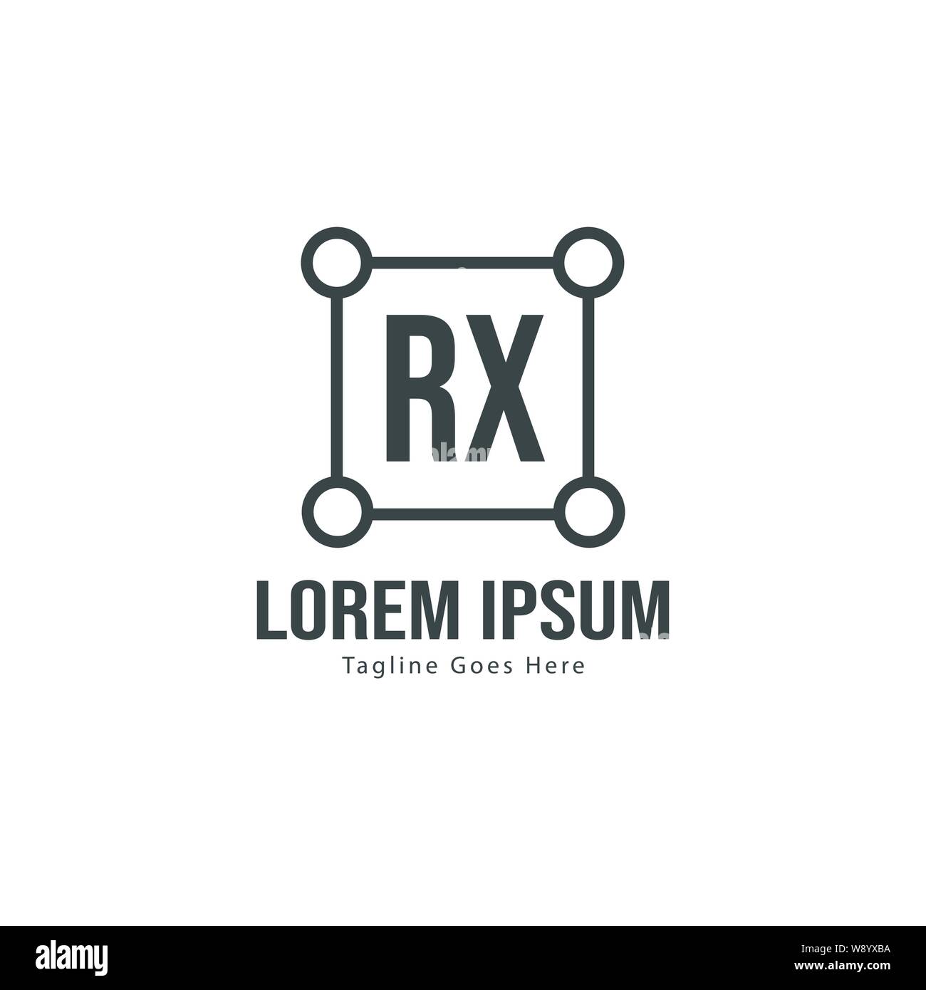 Rx brand logo Black and White Stock Photos & Images - Alamy
