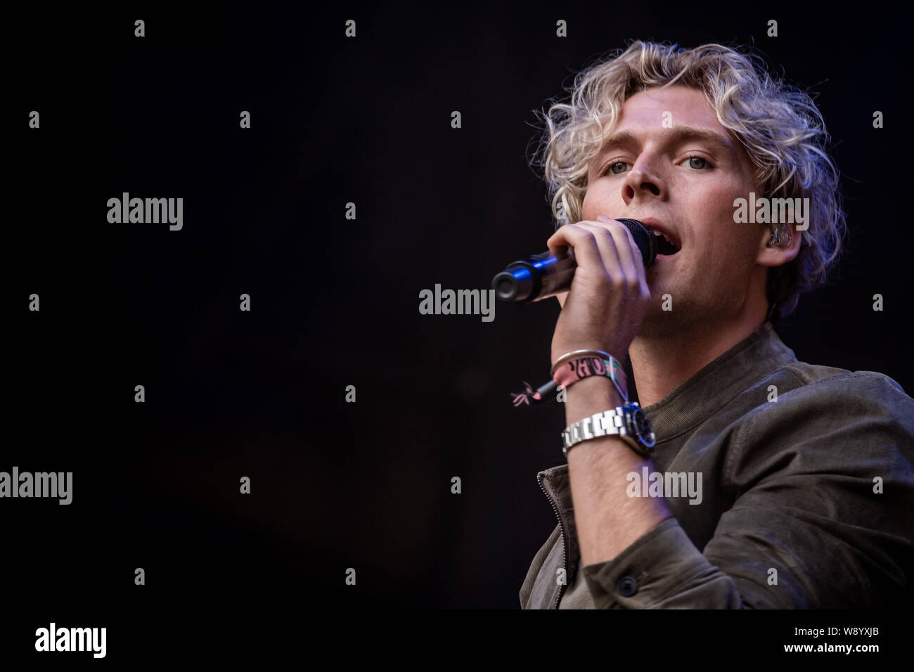 Skanderborg, Denmark. 10th, August 2019. The Danish pop singer and ...
