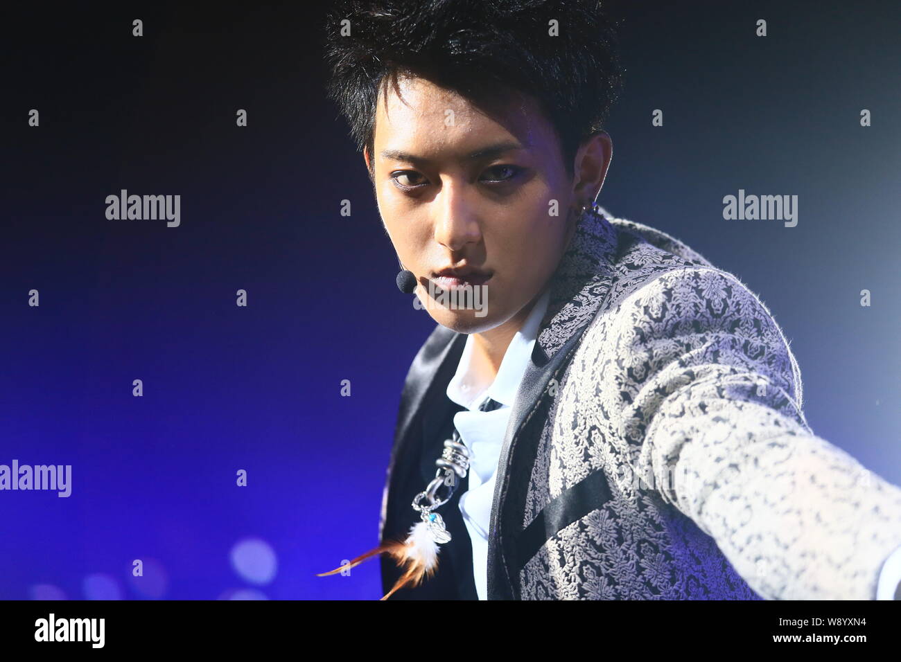 South Korean-Chinese K-pop boy group EXO performs at the concert of ...