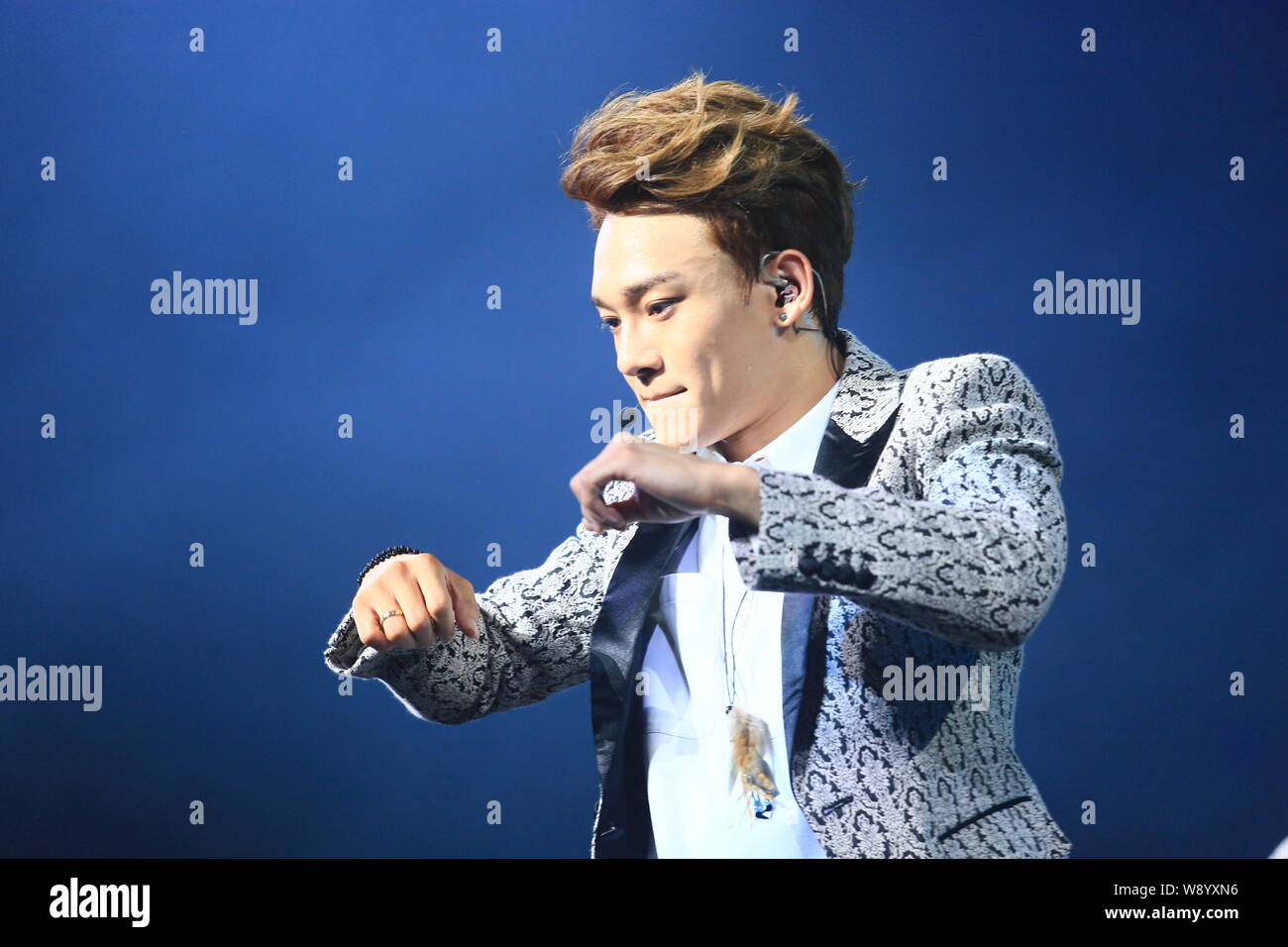 South Korean-Chinese K-pop boy group EXO performs at the concert of ...