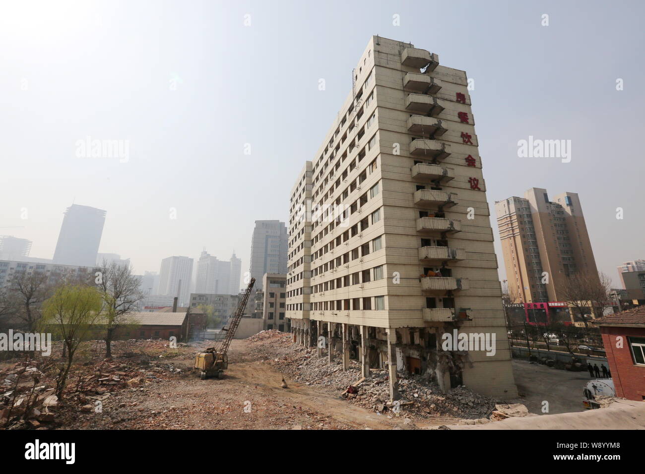 Building demolition explosion china hi-res stock photography and images ...