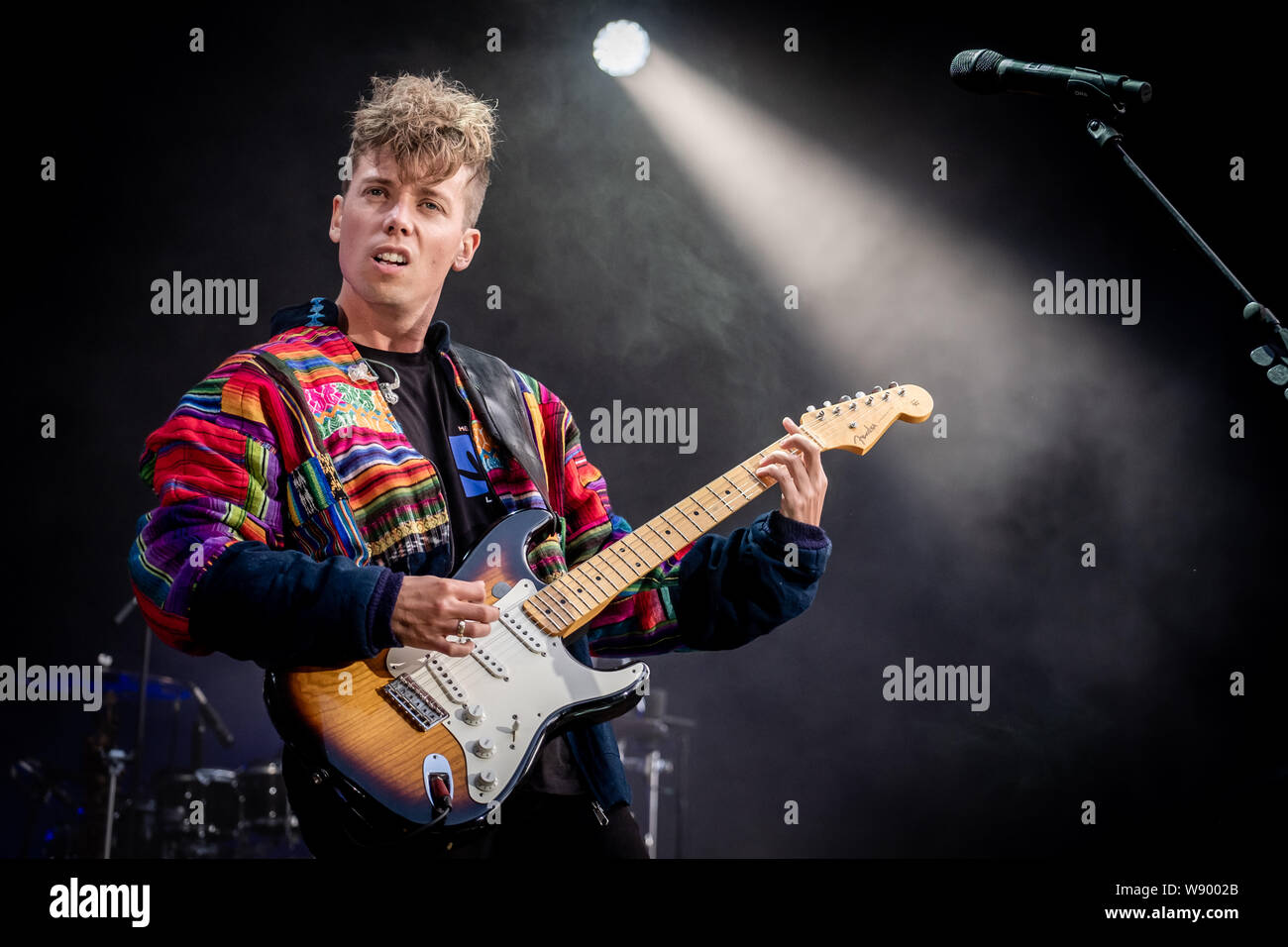 Skanderborg, Denmark. 10th, August 2019. The Danish singer, songwriter ...